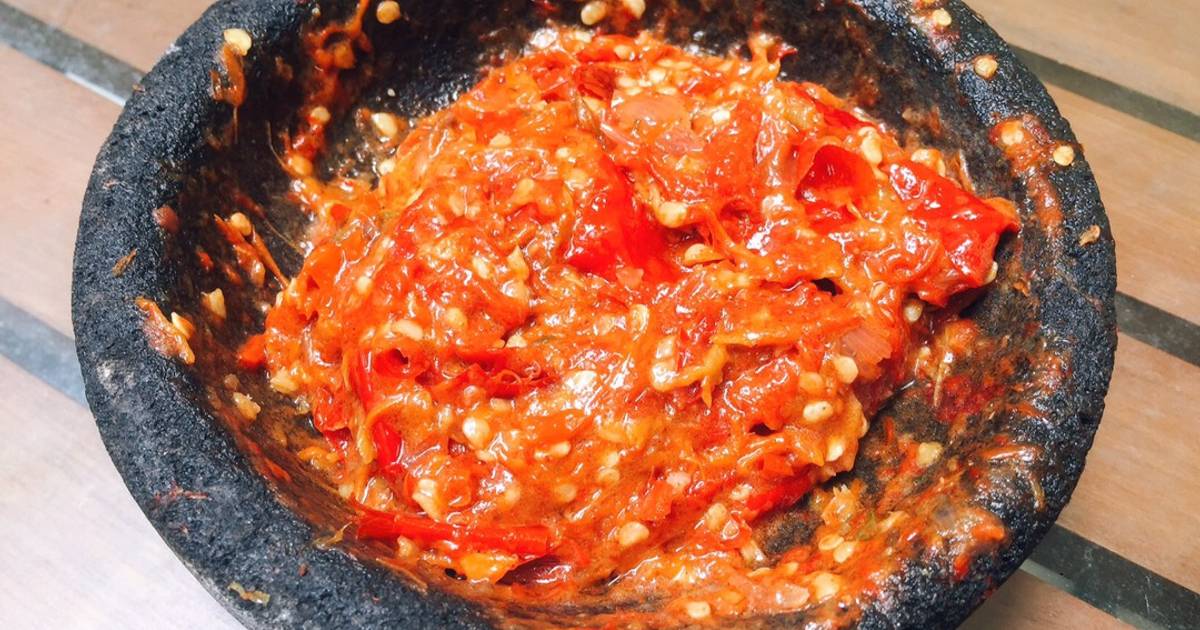 Resep Sambal Setan Terasi Tomat oleh jkloko - Cookpad