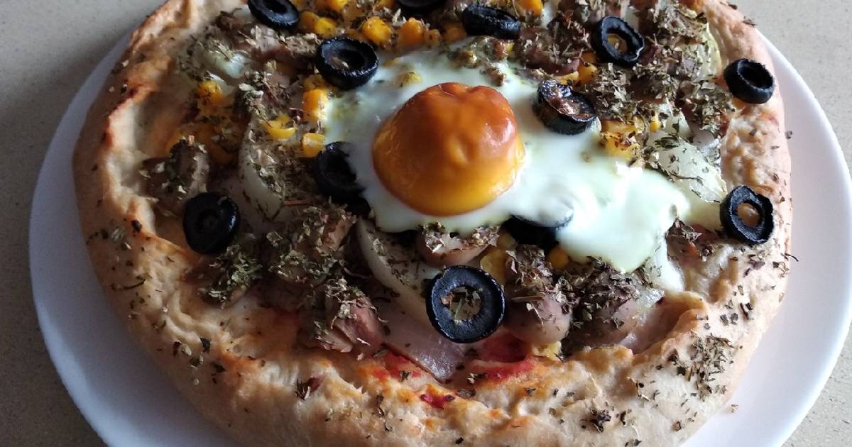 Pizza de cebolla con especias Receta de Maricel Menal Cervelló- Cookpad