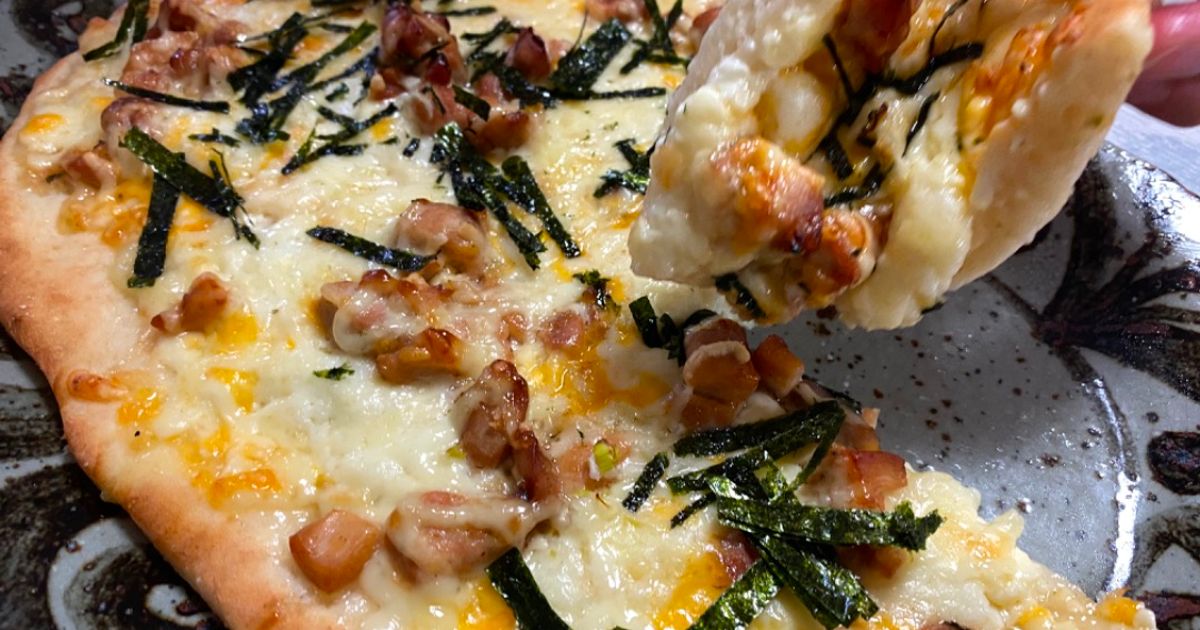 Teriyaki Mayo Chicken Pizza Recipe by Aunty Eiko (Kasai Eiko) - Cookpad