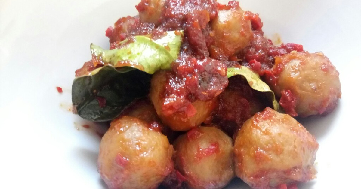 Resep Pentol Balado Pedas oleh niputusrihandayani - Cookpad