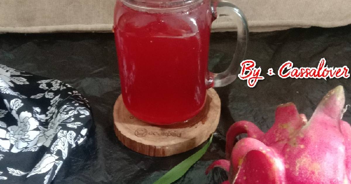 872 resep sirup buah naga merah enak dan sederhana ala rumahan - Cookpad