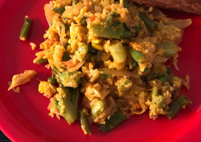 Veggie rice Recipe by priyanka - Cookpad