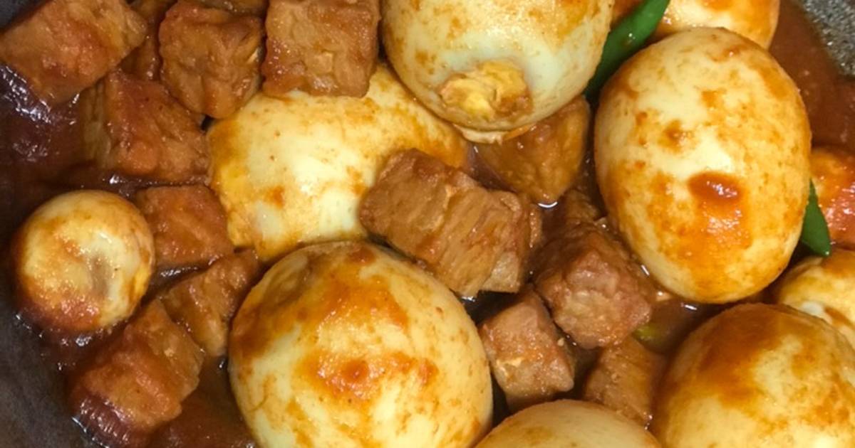 Resep Semur bali telur tempe oleh ummunasya - Cookpad