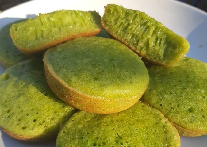 Resep Bika ambon rasa pandan suji oleh Hani_bee008 - Cookpad
