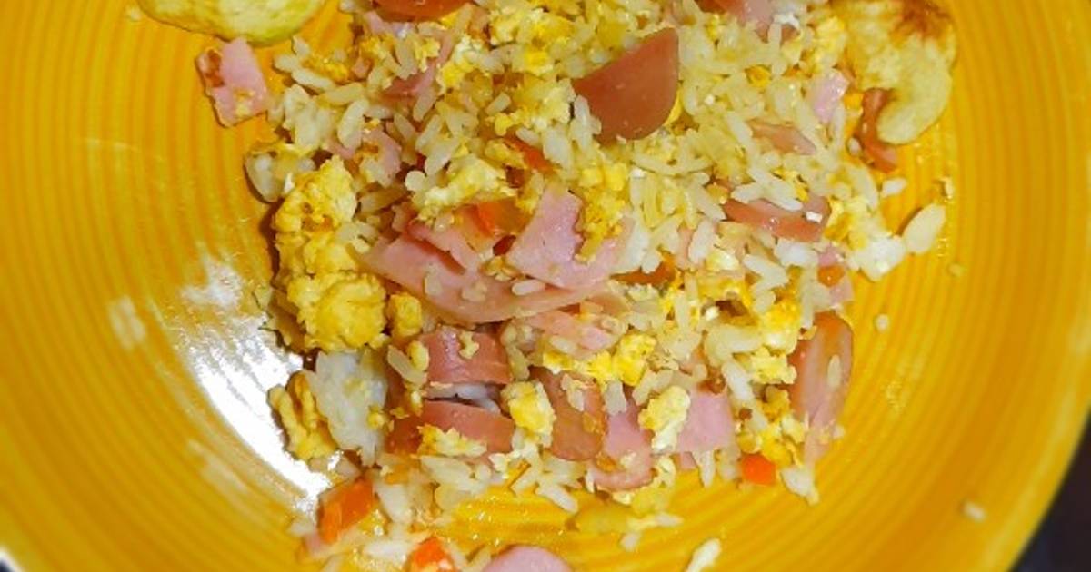 Arroz con huevo arreglado Receta de Monii Oviedo- Cookpad