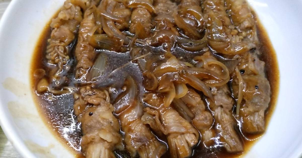 Resep Enoki beef roll oleh Mamatata - Cookpad