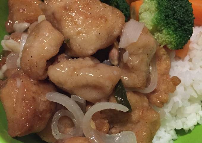 Resep Honey Lemon Chicken Rice Bowl #BikinRamadanBerkesan oleh Hesty ...