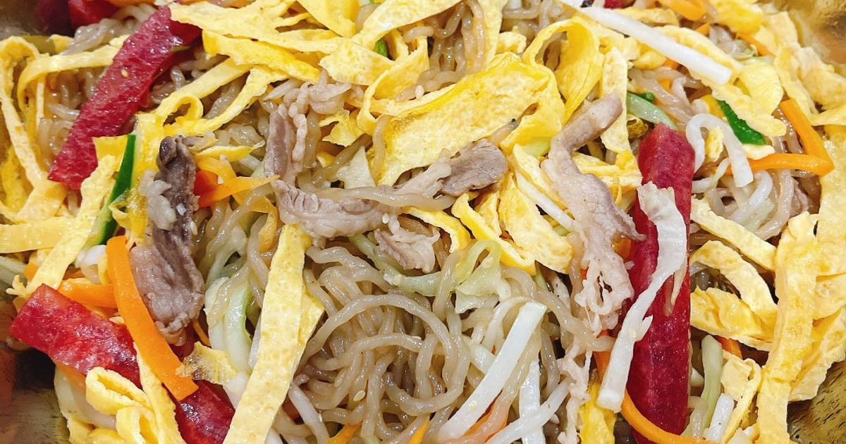 Cách Làm Món Miến trộn Hàn Quốc - Japchae của Bếp nhà Dĩm - Cookpad
