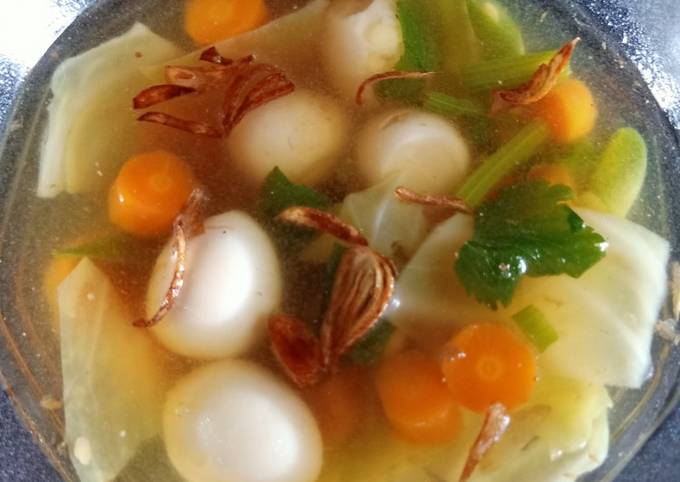 Resep Sop Telur Puyuh oleh Nova Ratu - Cookpad
