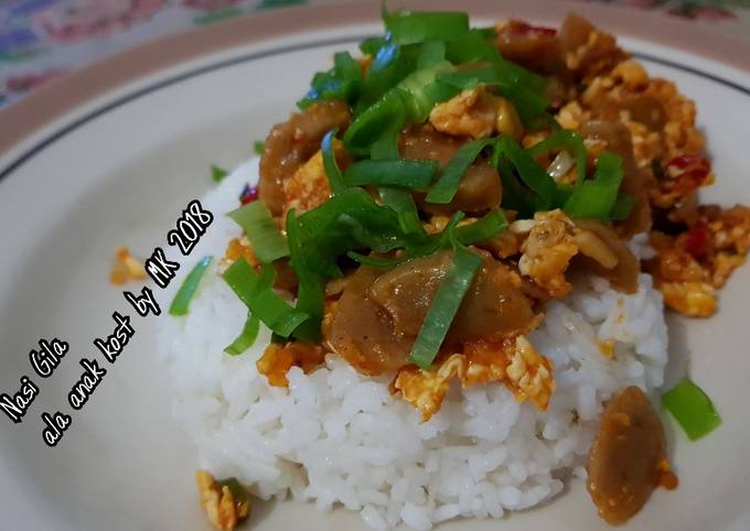 Resep NASI GILA EXPRESS ala anak kost oleh Mutiara Kendirli - Cookpad