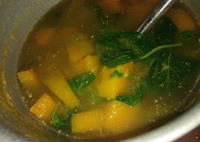Resep Sayur Menir Bayam dan Waluh🌱 oleh Astia Widia - Cookpad