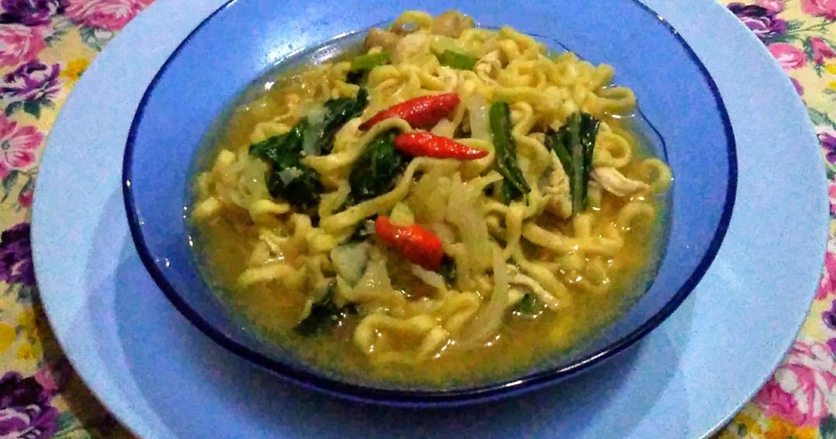 Resep Mi Kirin Kamu (Mie Kuah Sawi Hijau) oleh dapur_bumida - Cookpad