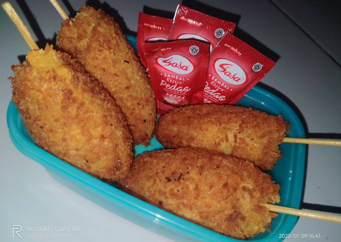 Resep Corndog Sosis oleh Nita Andiyati - Cookpad
