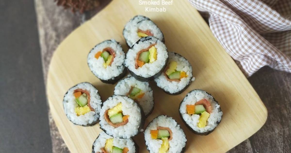 772 resep kimbab daging enak dan mudah - Cookpad