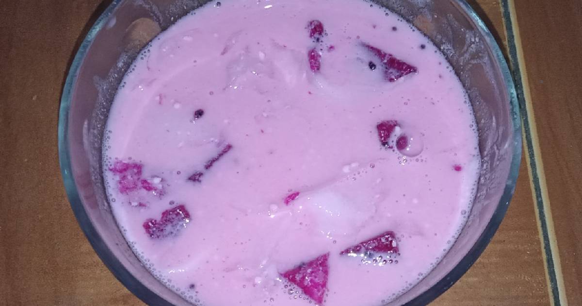 26 resep es yakult susu strawberry enak dan mudah - Cookpad