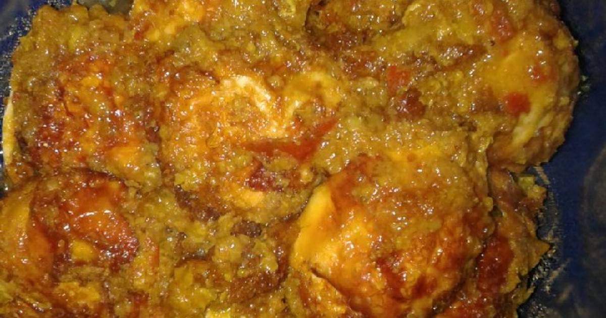 Resep Telur bumbu kuning ala ala😘 oleh Icha kurniawan - Cookpad