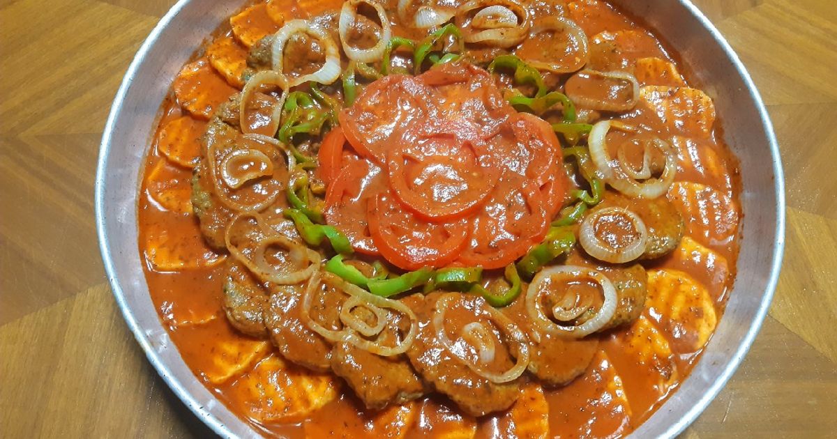 Kofta Casserole With Sliced Vegetables Recipe By Dina Khayat El Solh