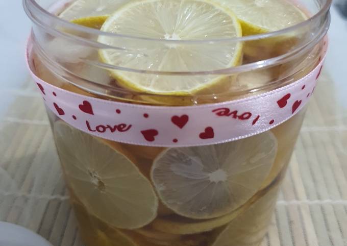 Resep Korean honey lemon ginger tea ala fe oleh CIA Febri - Cookpad