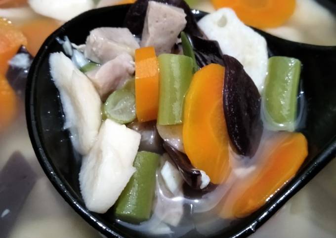 Resep Sop Bakso Jamur oleh apriyani dwi rahayu - Cookpad