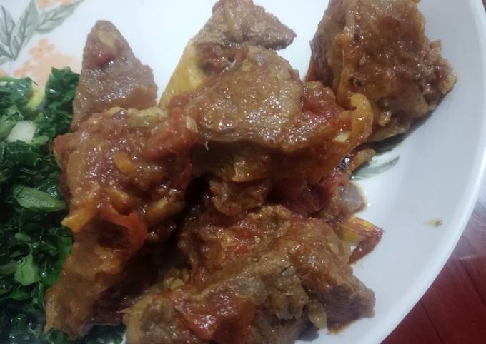 Wet fry beef Recipe by Chelimo Dorcas - Cookpad
