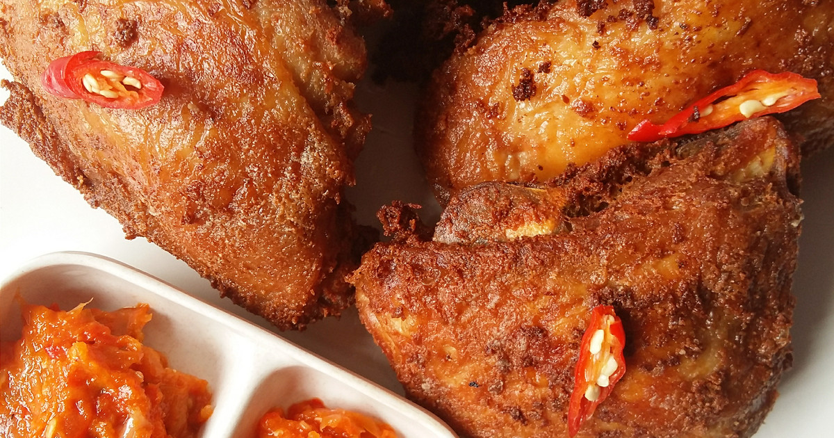 Resep Ayam Goreng Kalasan & Sambal Sedap Mantap oleh Si Darling - Cookpad