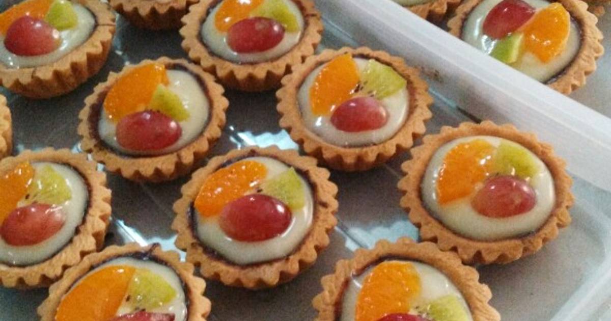 Resep Pie buah(kulit pie simple tanpa telur) enak renyah oleh myida ...