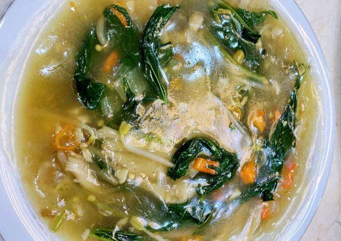 Resep Sup kental daun kledek vegan oleh Yenni Gunawan - Cookpad
