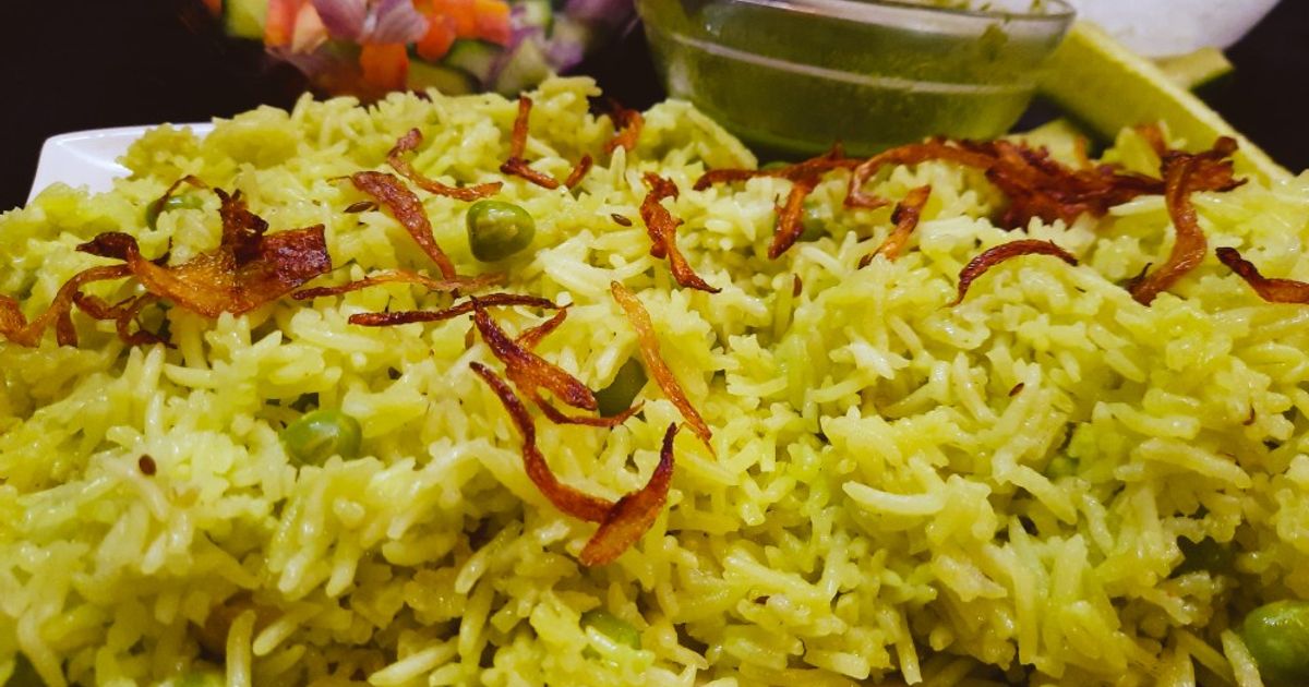 Mattar Pulao Recipe by Kashaf Khan - Cookpad