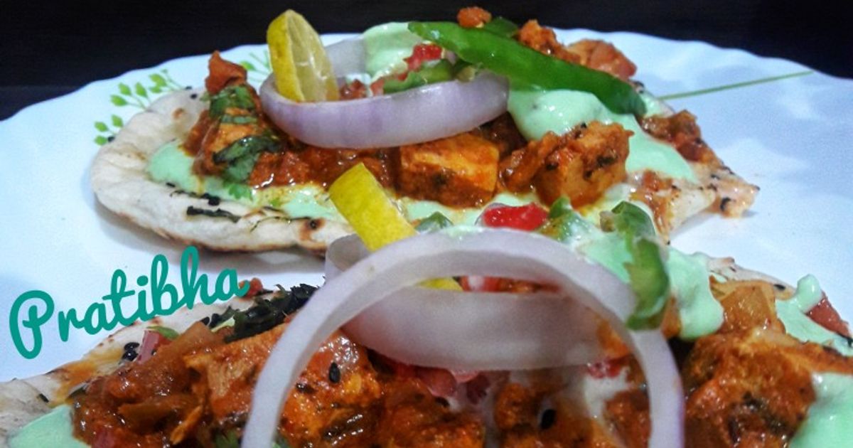 Chilli Tofu Tortilla Tikka Recipe by Prati's Food Mania - Cookpad