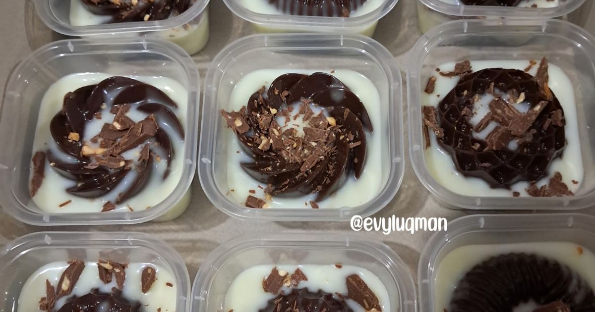 Resep fla puding silverqueen rumahan enak dan mudah - Cookpad