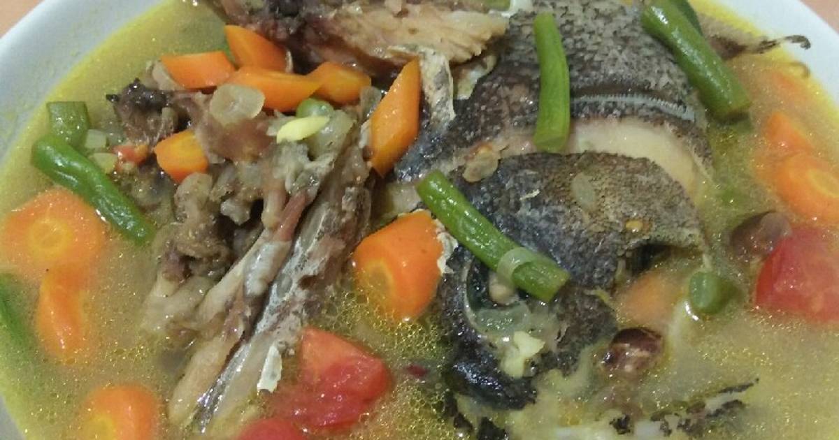 Resep Asem-asem kepala ikan kerapu oleh diyan Ayunita - Cookpad