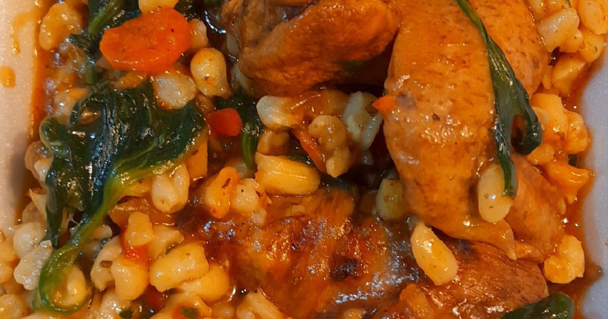 Chicken & Samp One Pot Recipe by Mthandazo - Cookpad