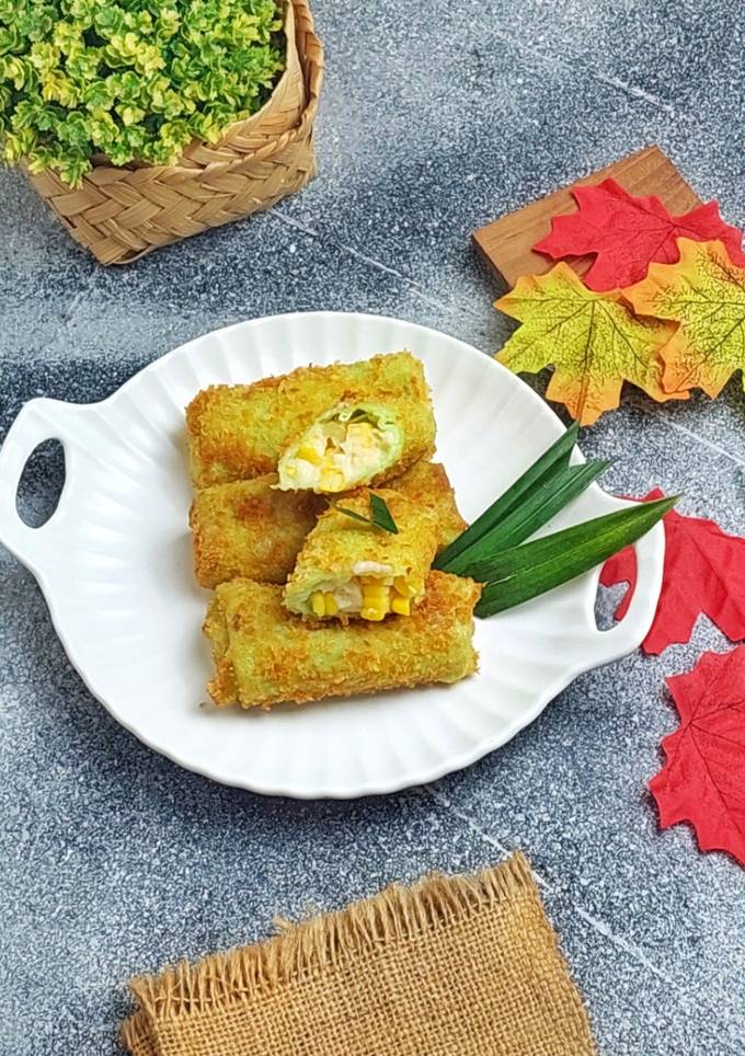 Resep Resoles manis isi fla jagung oleh elvira Agustina - Cookpad
