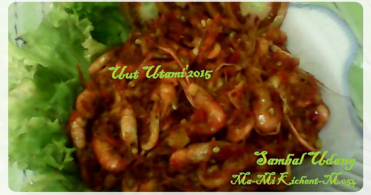 Resep SAMBAL UDANG KALI oleh Mami Kitchen - Cookpad