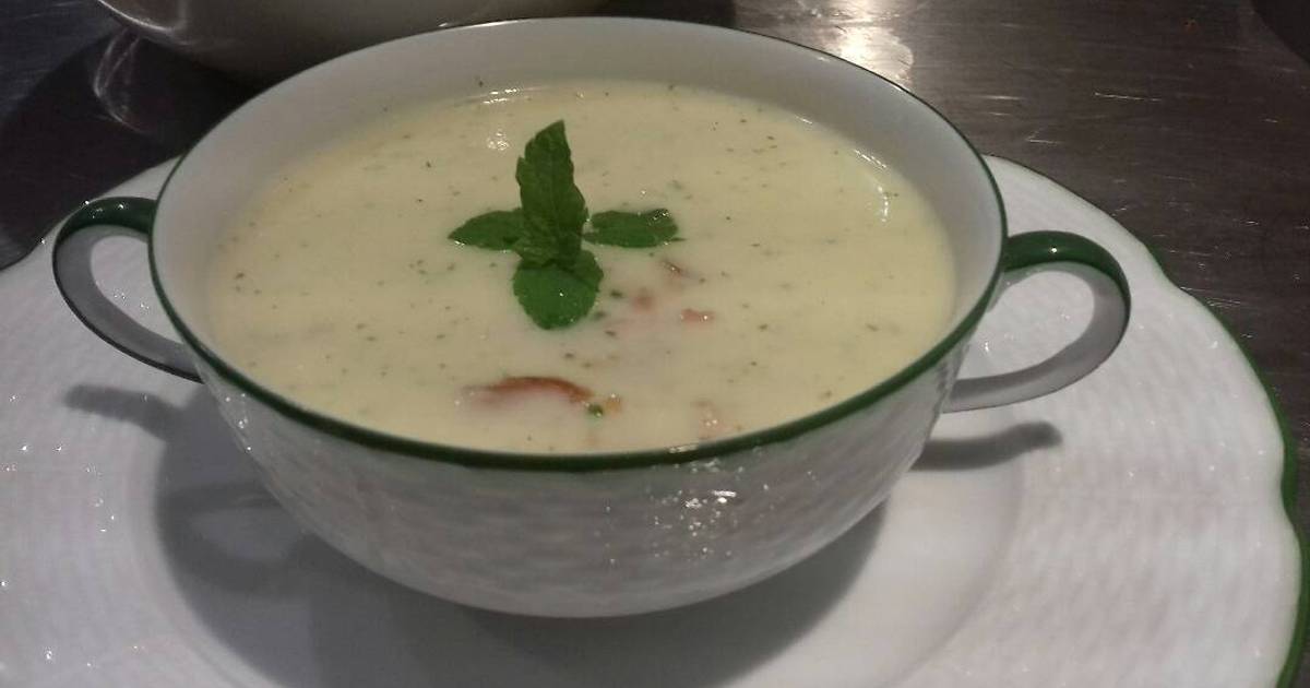 Crema de melón fría Receta de Ricardo Montecinos- Cookpad