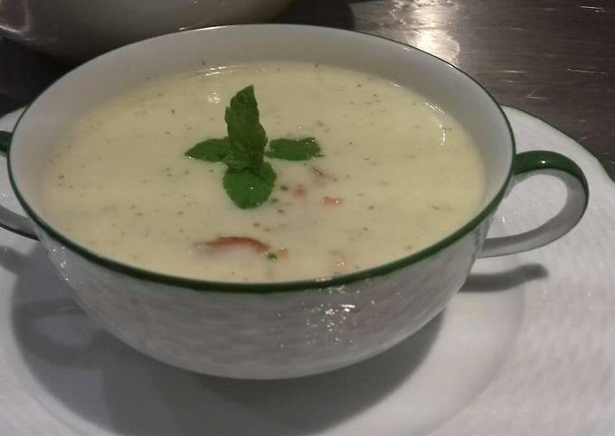 Crema de melón fría Receta de Ricardo Montecinos- Cookpad