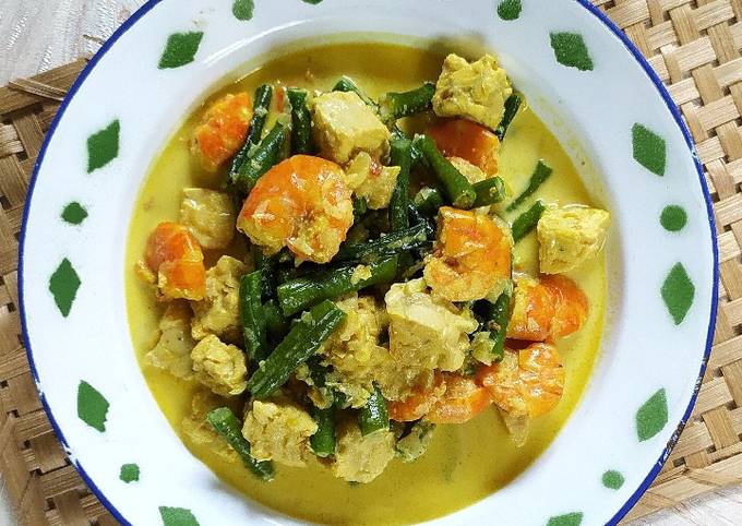 Resep Gulai Udang Tempe oleh Saomi Mayhai - Cookpad