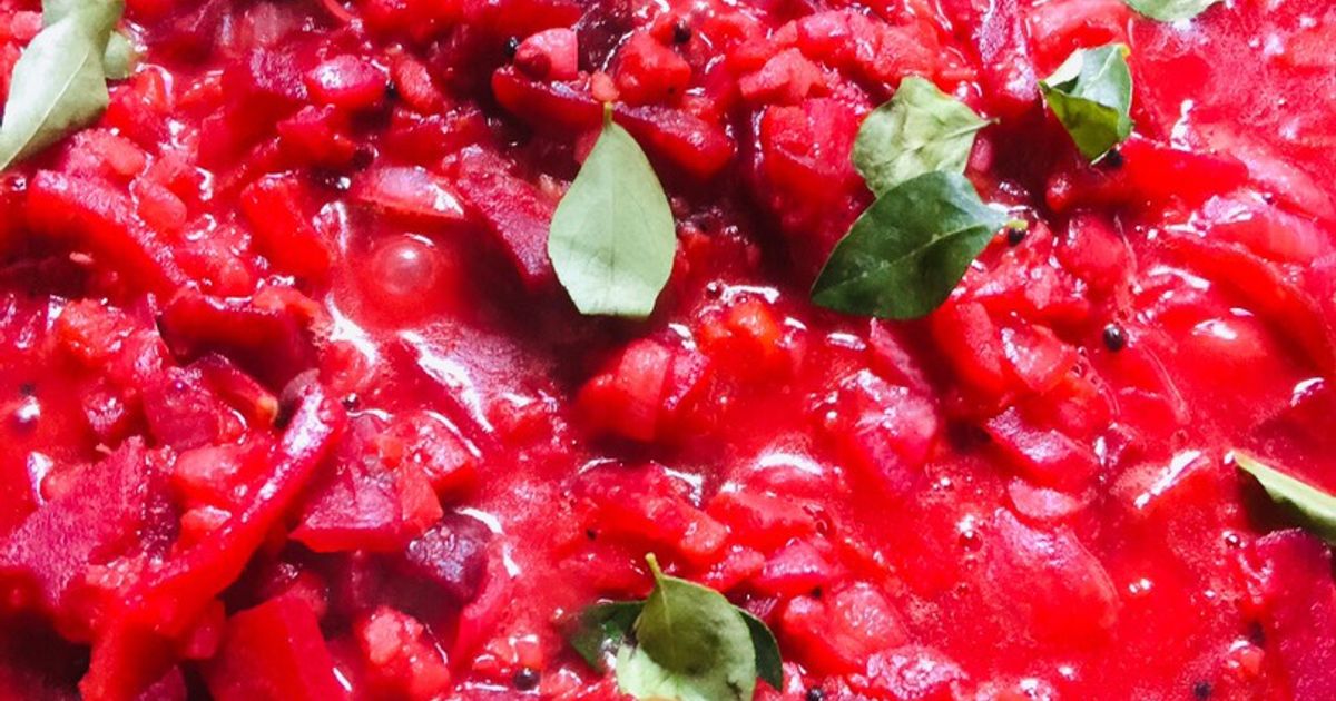Beetroot Dhal Sabji Recipe by azhagum arokiyamum/agasthiaherbs - Cookpad