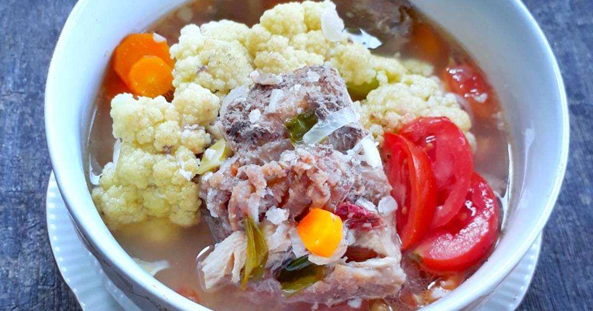 Resep Sop Balungan Sapi oleh Cut Listiya - Cookpad