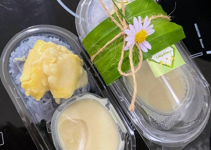 Durian & Sticky Rice Recipe by Pakprawee - Cookpad