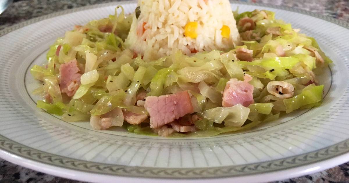 Repollo con tocino - 330 recetas caseras- Cookpad