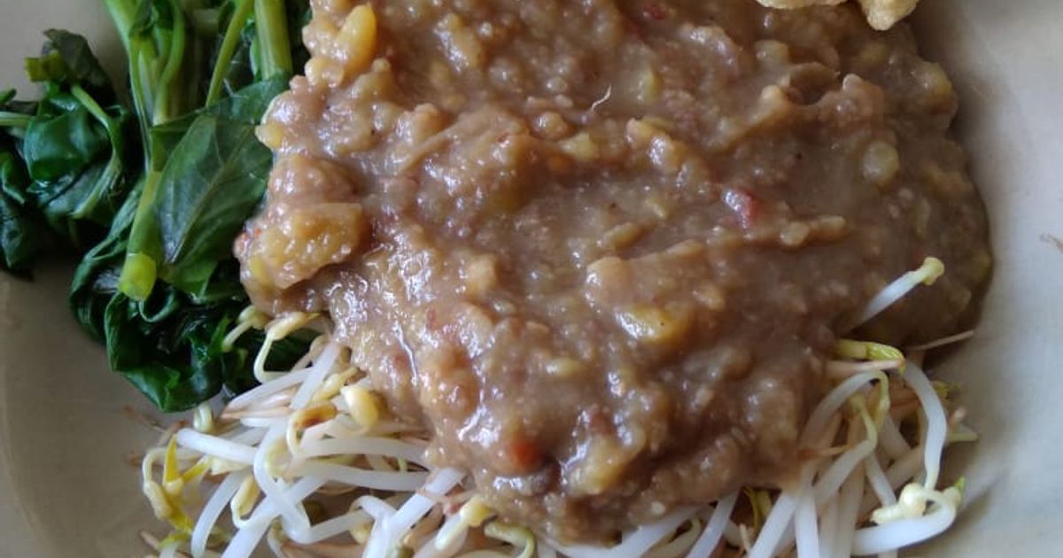 Resep pecel ubi jalar rumahan enak dan mudah - Cookpad