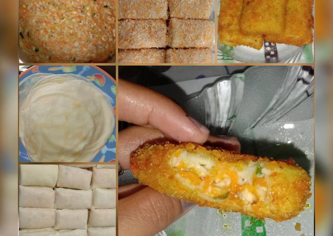 Resep Risol rogut wortel ayam oleh Frederika Nadine - Cookpad