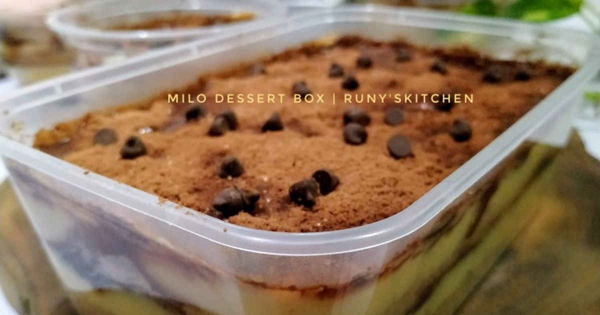Resep Milo Dessert Box (Dgn Vla Instant) oleh Runy Rahmani - Cookpad