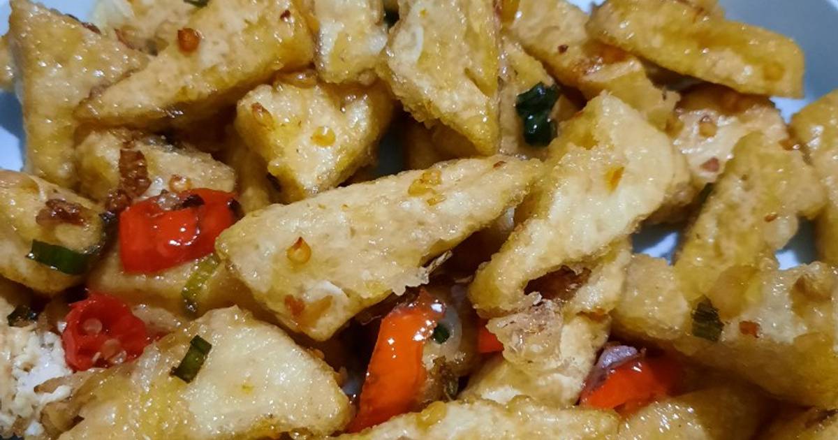 Resep Tahu Cabai Lada Garam oleh dtharrah - Cookpad