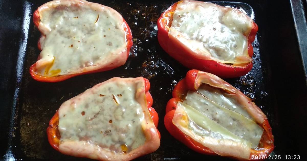 Morrones rellenos Receta de Serr Barceló- Cookpad