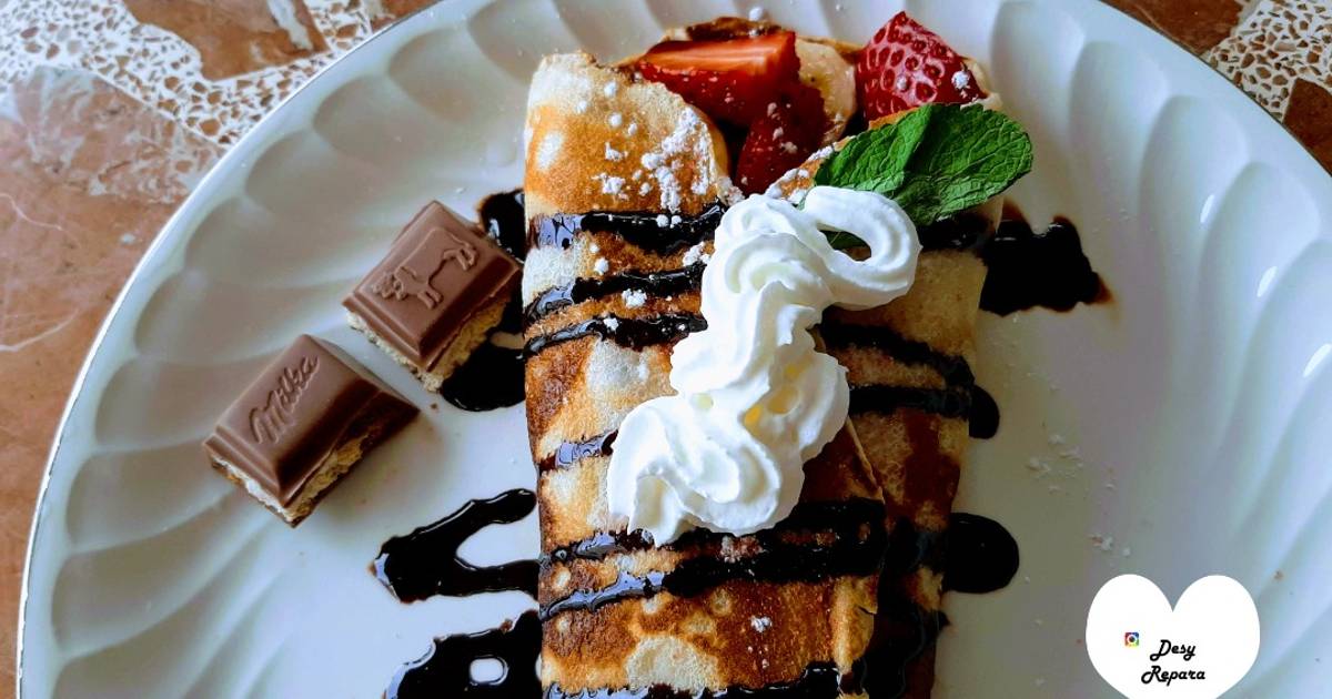 Crepes dulces - 58 recetas caseras- Cookpad