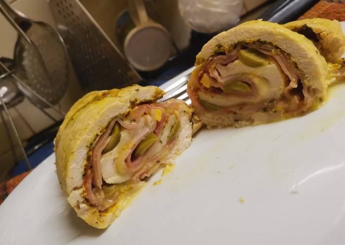 Supremas de pollo rellenas al micro Receta de Betiana Marrero 🇺🇾- Cookpad