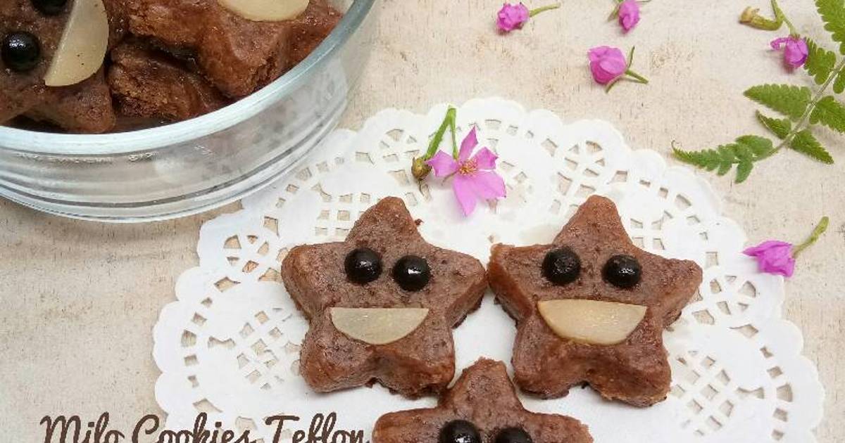 Resep Milo Cookies Teflon oleh Riska Dwi A - Cookpad