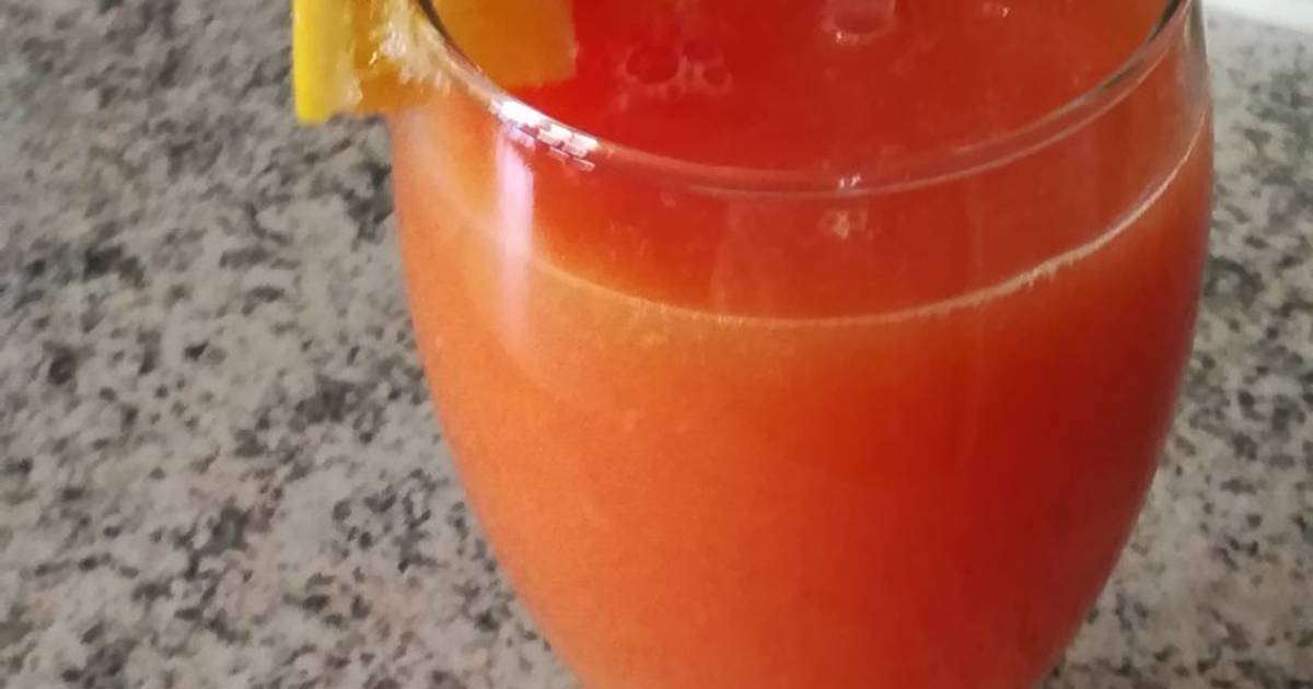 Licuado Refrescante de Lechoza y Naranja Receta de Avilia31- Cookpad